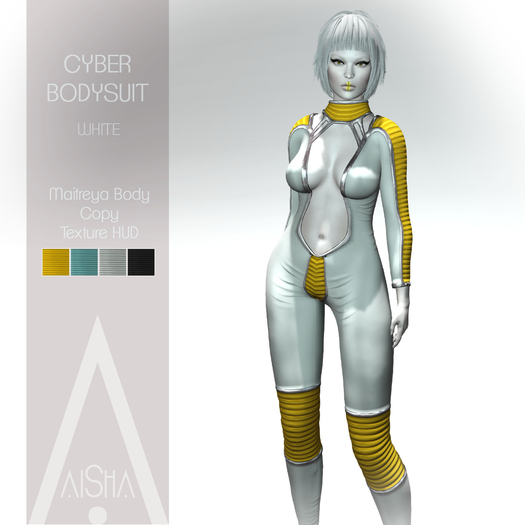 Second Life Marketplace - .AiShA. Cyber Bodysuit DEMO